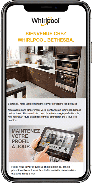 Whirlpool | Électroménagers | Aide aux nouveaux propriétaires | Whirlpool