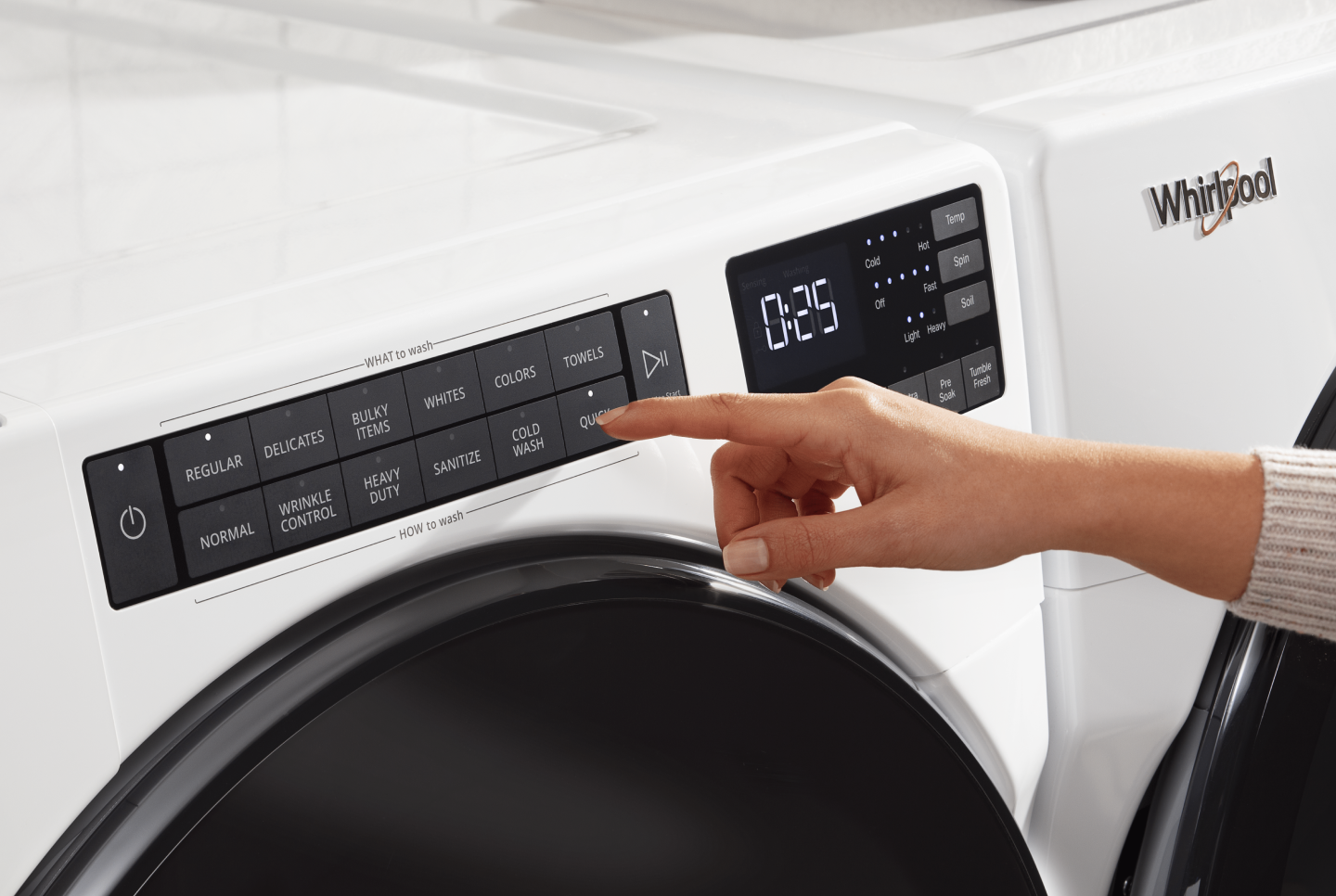 What Does Soil Level Mean on a Washing Machine | Whirlpool