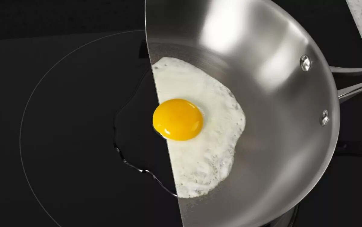 how to boil an egg on an induction hob