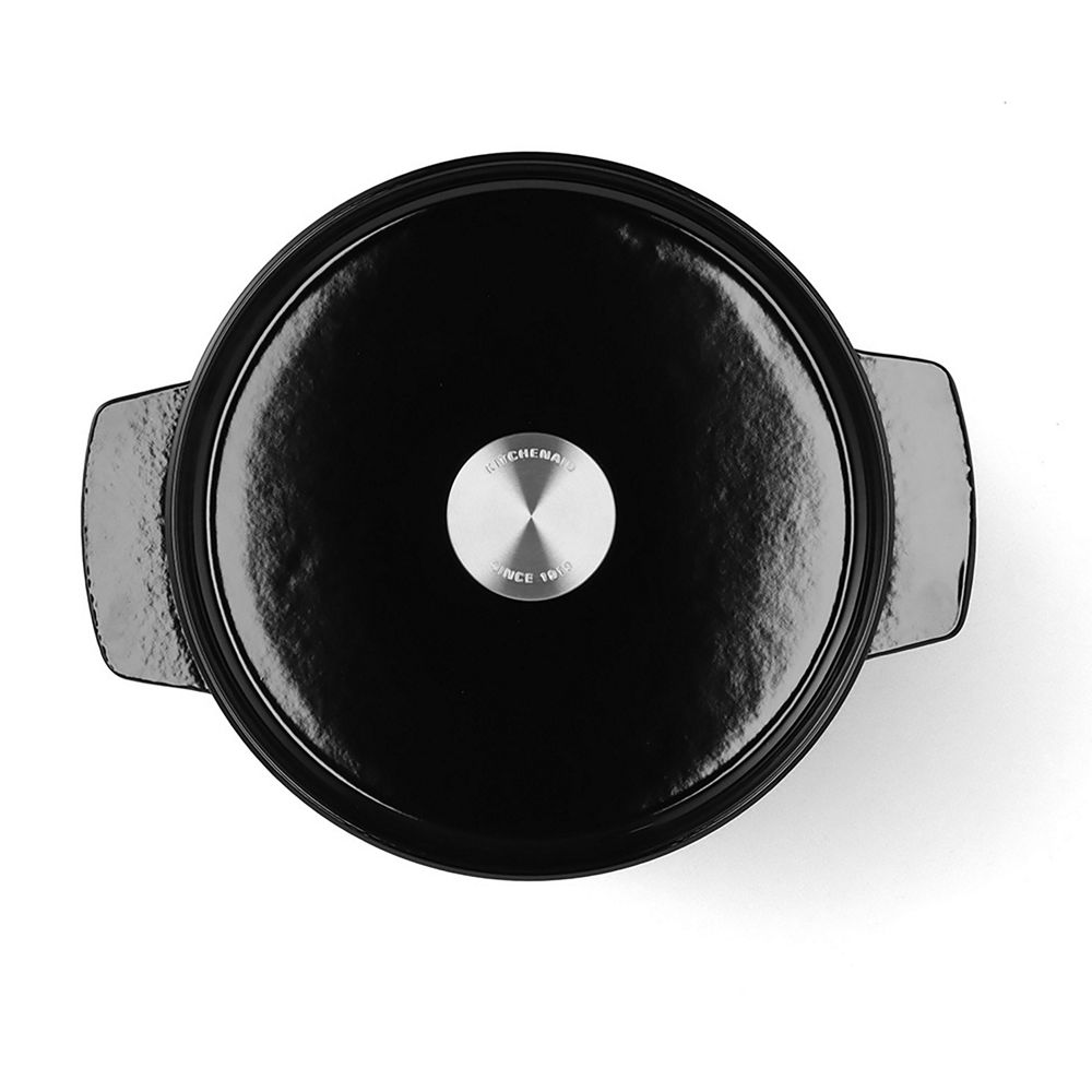 Cocotte ronde en fonte émaillée 22cm 3.3L | KitchenAid FR