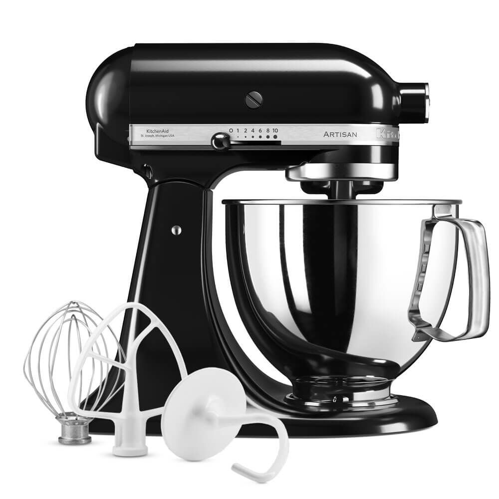 KØKKENMASKINE MED VIPPEHOVED 4,8L – ARTISAN - Sort | KitchenAid DK