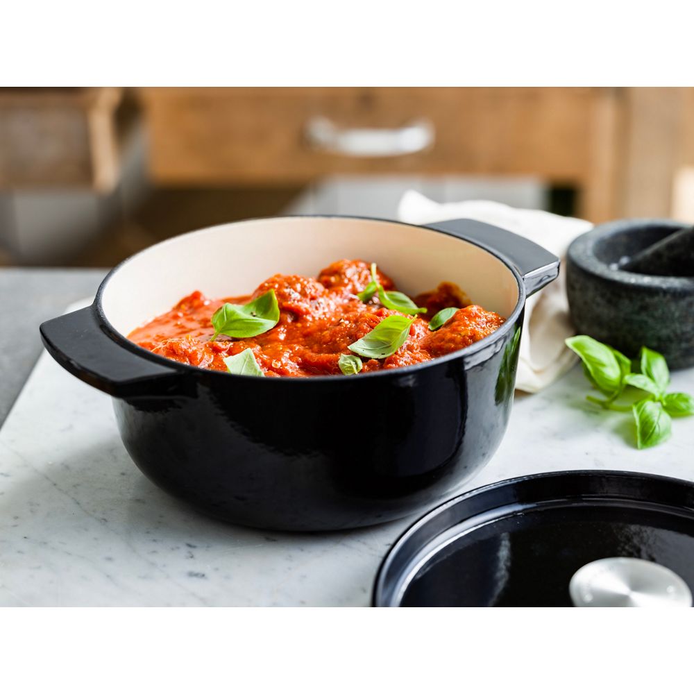 Gietijzeren braadpan met deksel 22cm 3,3 L | KitchenAid BE