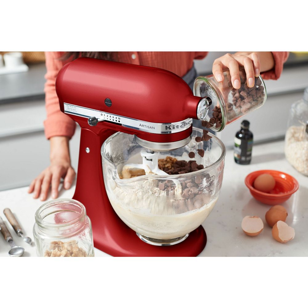 MIXER TILT-HEAD 4.8L - ARTISAN WITH EXTRA ACCESSORIES - Empire red ...