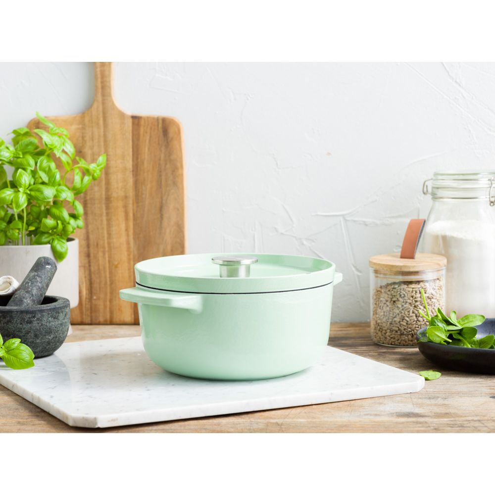 Cocotte ronde en fonte émaillée 22cm 3.3L | KitchenAid BE