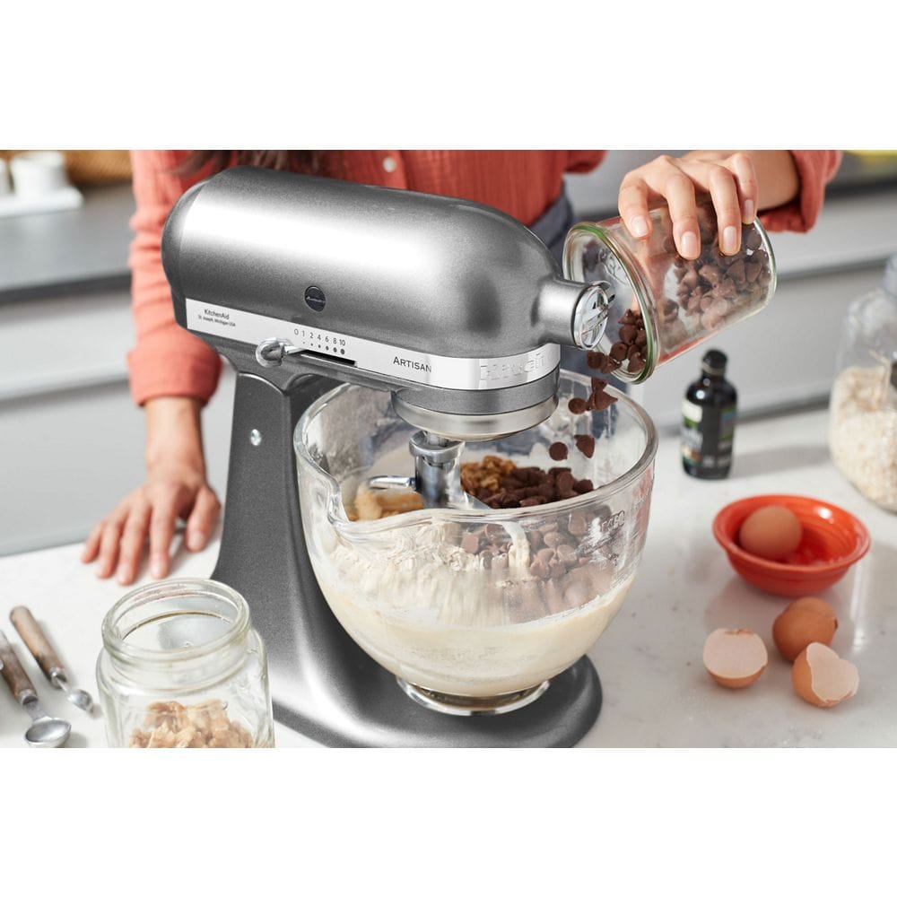 KØKKENMASKINE MED VIPPEHOVED 4,8 L – ARTISAN PREMIUM - Medallion silver ...