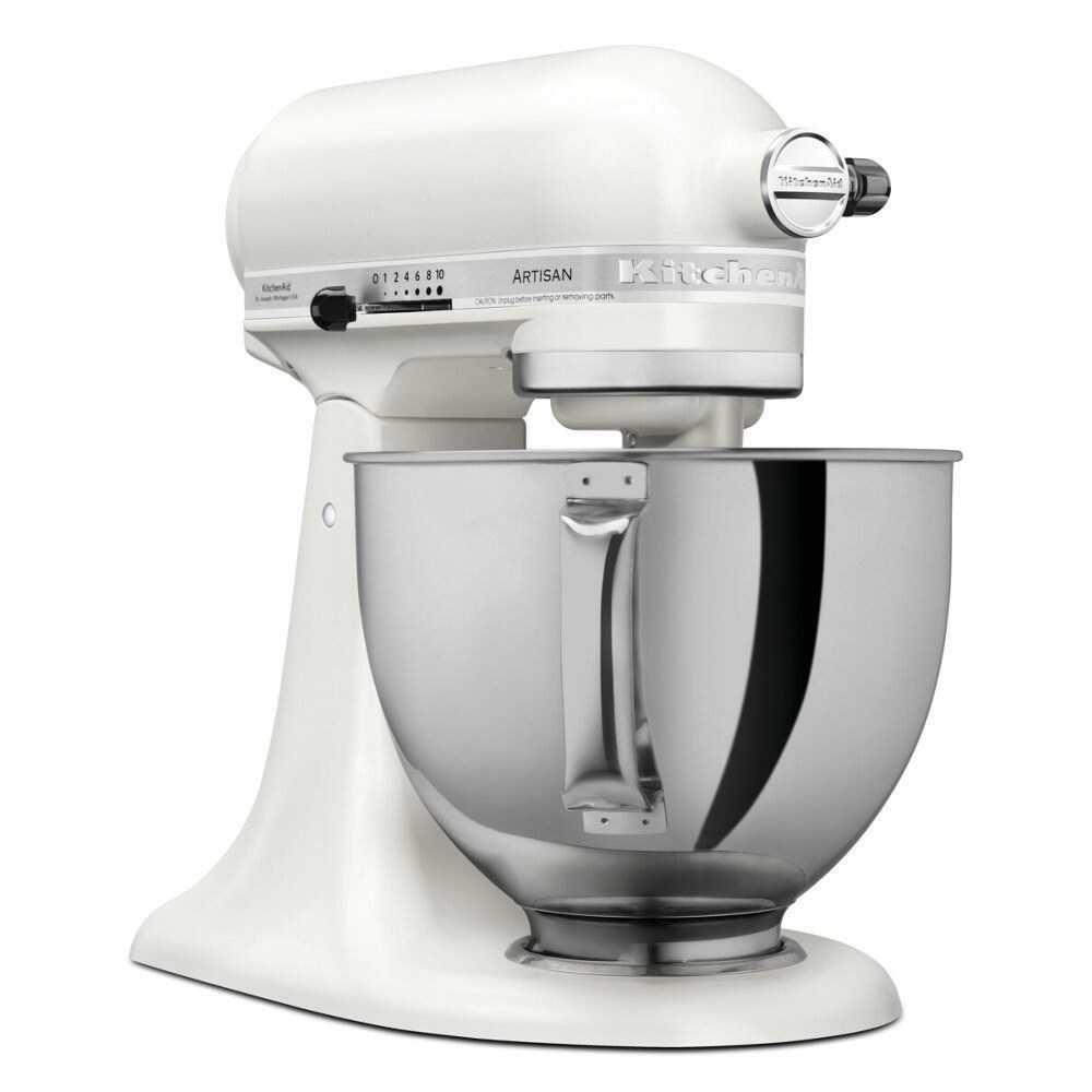 MIXER TILT-HEAD 4.8L - ARTISAN WITH EXTRA ACCESSORIES - Porcelain white ...