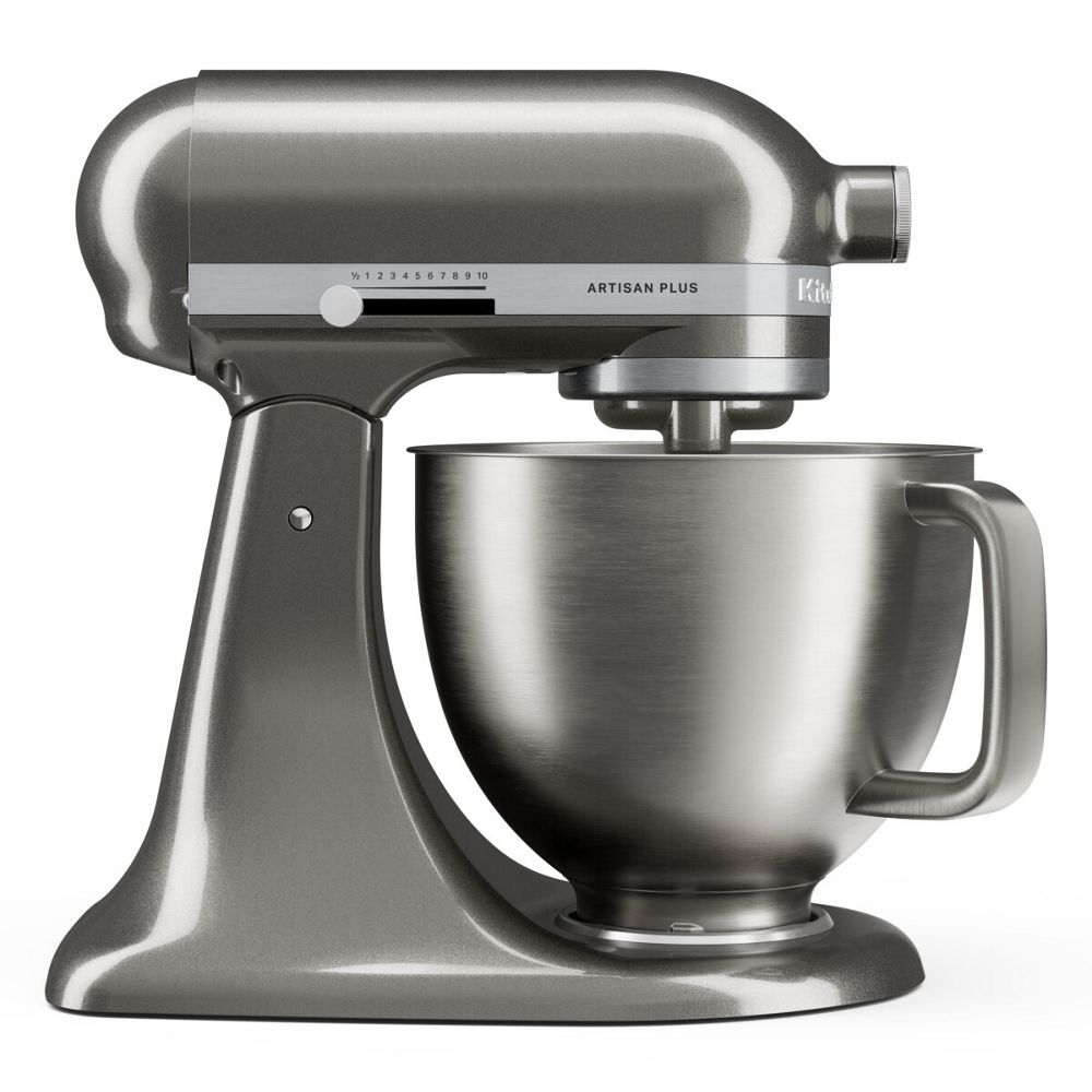 Mixer tilt-head 4.7L - Artisan Plus - Medallion silver | KitchenAid UK
