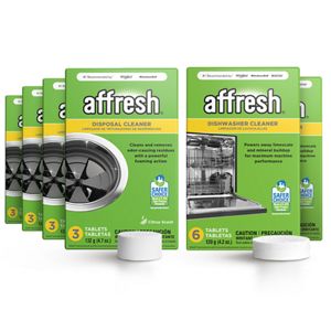 affresh® Dishwasher Cleaner Tablets - 6 Count (2), affresh® Disposal ...