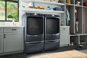 Maytag - MED7020RF - Smart Pet Pro Front Load Electric Dryer - 7.4 CU ...