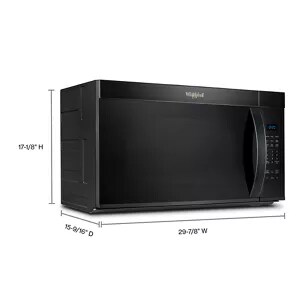 simple black microwave