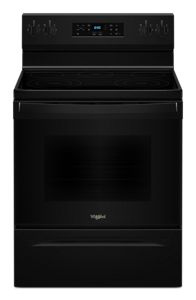 30-inch Electric Range with Steam Clean Black WFES3330RB | Whirlpool