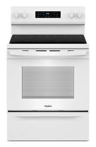30-inch Electric Range with Steam Clean White WFES3330RW | Whirlpool