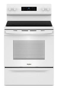 30-inch Electric Range with Self Clean White WFES3530RW | Whirlpool